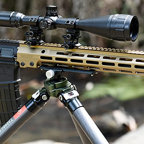 SUNWAYFOTO 5.51 inch M-Lok Arca Rail Mount Adapter Accessories for Arca-Swiss/RRS Tripod Head Aluminum SMP-140