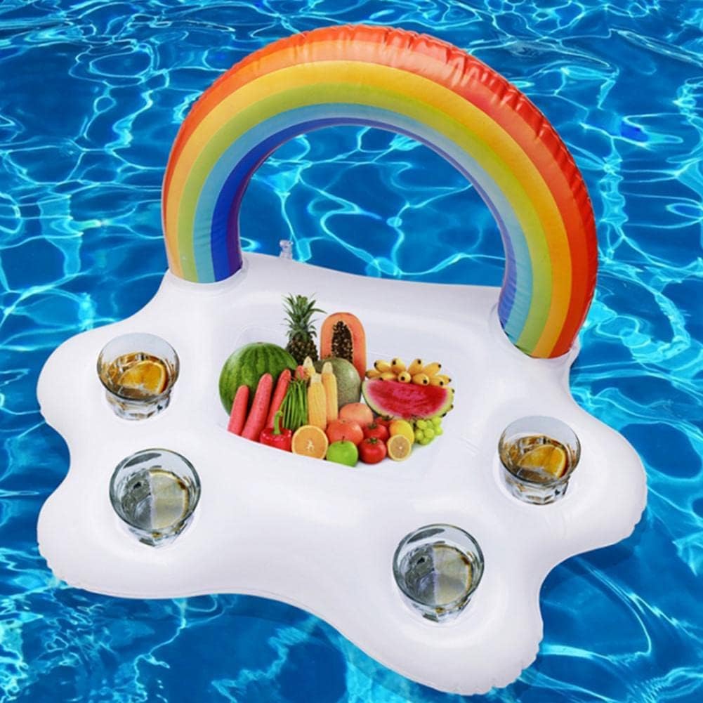 Ice Buckets Summer Inflatable Ice Bucket Drink Holder Floating Pools Water Ice Bucket for Beer Drink Table Cup Holder Ice Bar Cooler Bar