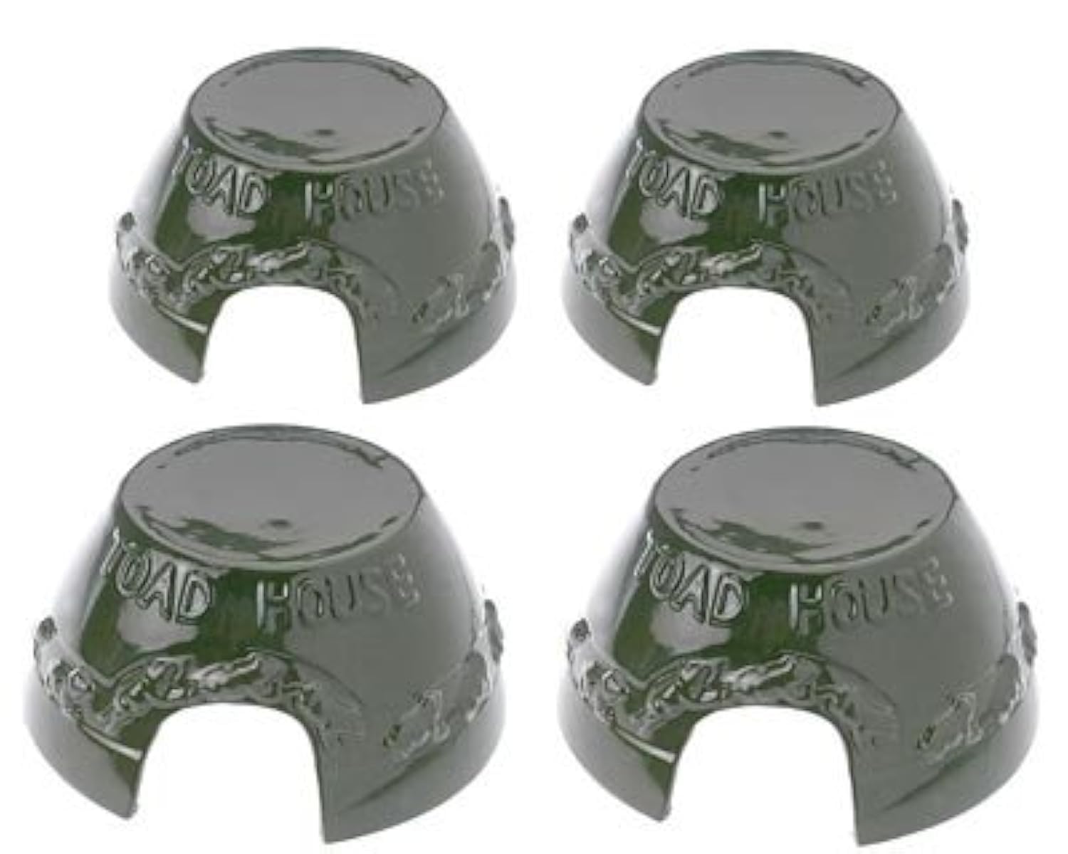 Four Pack of Esschert Design Green Toad Houses
