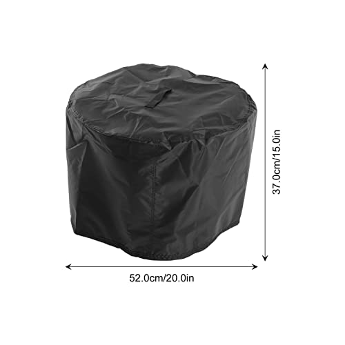 Barbecue Cover, 52x37cm Outdoor Garden Grill Shade Rainproof Dustproof UV Protector Barbecue Round Hood
