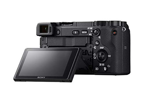 Sony Alpha a6400 Mirrorless Camera: Compact APS-C Interchangeable Lens Digital Camera with Real-Time Eye Auto Focus, 4K Video & Flip Up Touchscreen - E Mount Compatible Cameras - ILCE-6400/B Body