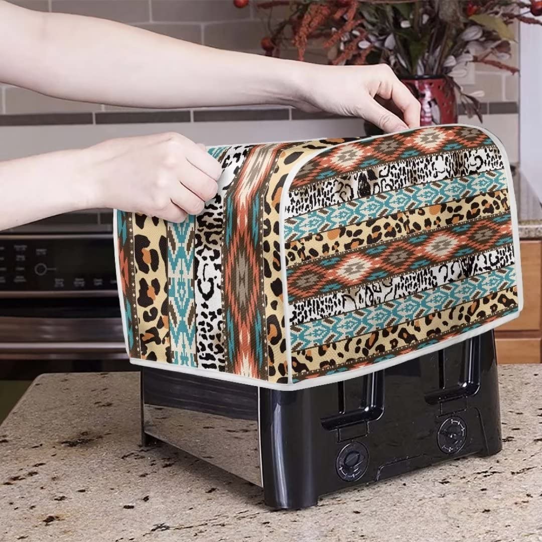 Doojoayie Sunflowers and Daisies 4 Slice Toaster Cover Appliance Cover Microwave Toaster Oven Cover for Kitchen/Keep Toaster Free From Dust And Fingerprint