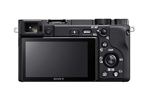 Sony Alpha a6400 Mirrorless Camera: Compact APS-C Interchangeable Lens Digital Camera with Real-Time Eye Auto Focus, 4K Video & Flip Up Touchscreen - E Mount Compatible Cameras - ILCE-6400/B Body