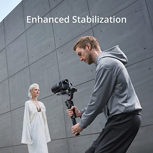 DJI RS 3 Combo, 3-Axis Gimbal Stabilizer for DSLR and Mirrorless Camera for Canon/Sony/Panasonic/Nikon/Fujifilm, 3 kg (6.6 lbs) Payload, Automated Axis Locks, 1.8" OLED Touchscreen, Focus Motor (2022)
