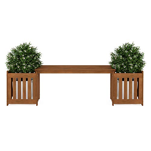Furinno FG19455 Tioman Hardwood Outdoor Lifestyle Flowerbox, 1-Pack, Natural