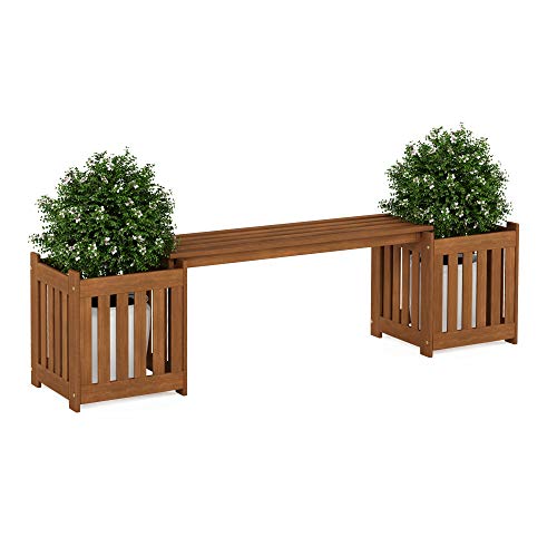 Furinno FG19455 Tioman Hardwood Outdoor Lifestyle Flowerbox, 1-Pack, Natural