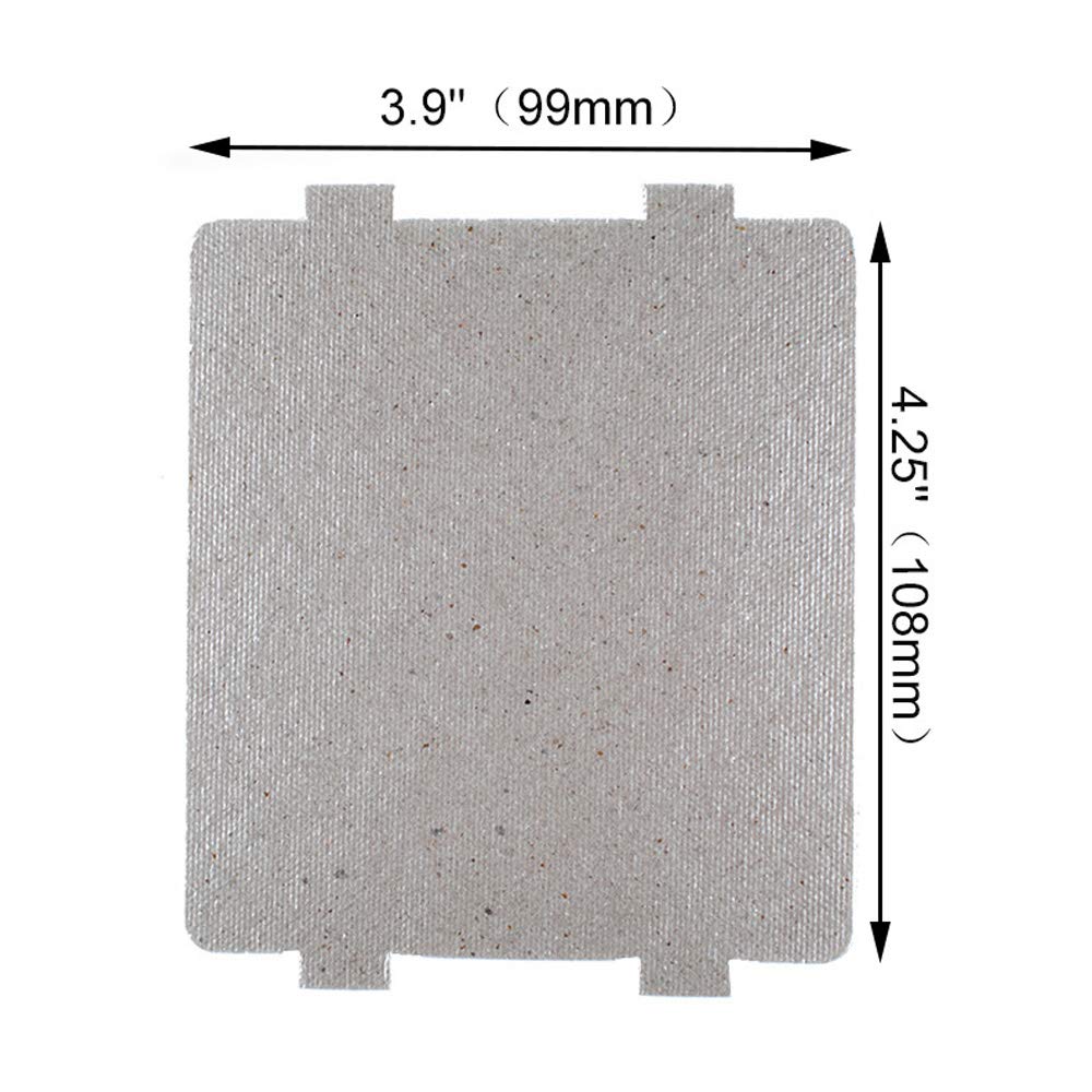 Waveguide Cover Compatible with Frigidaire 5304464061, Microwave Oven Repairing Part Mica Plates Sheets (2 Pack)