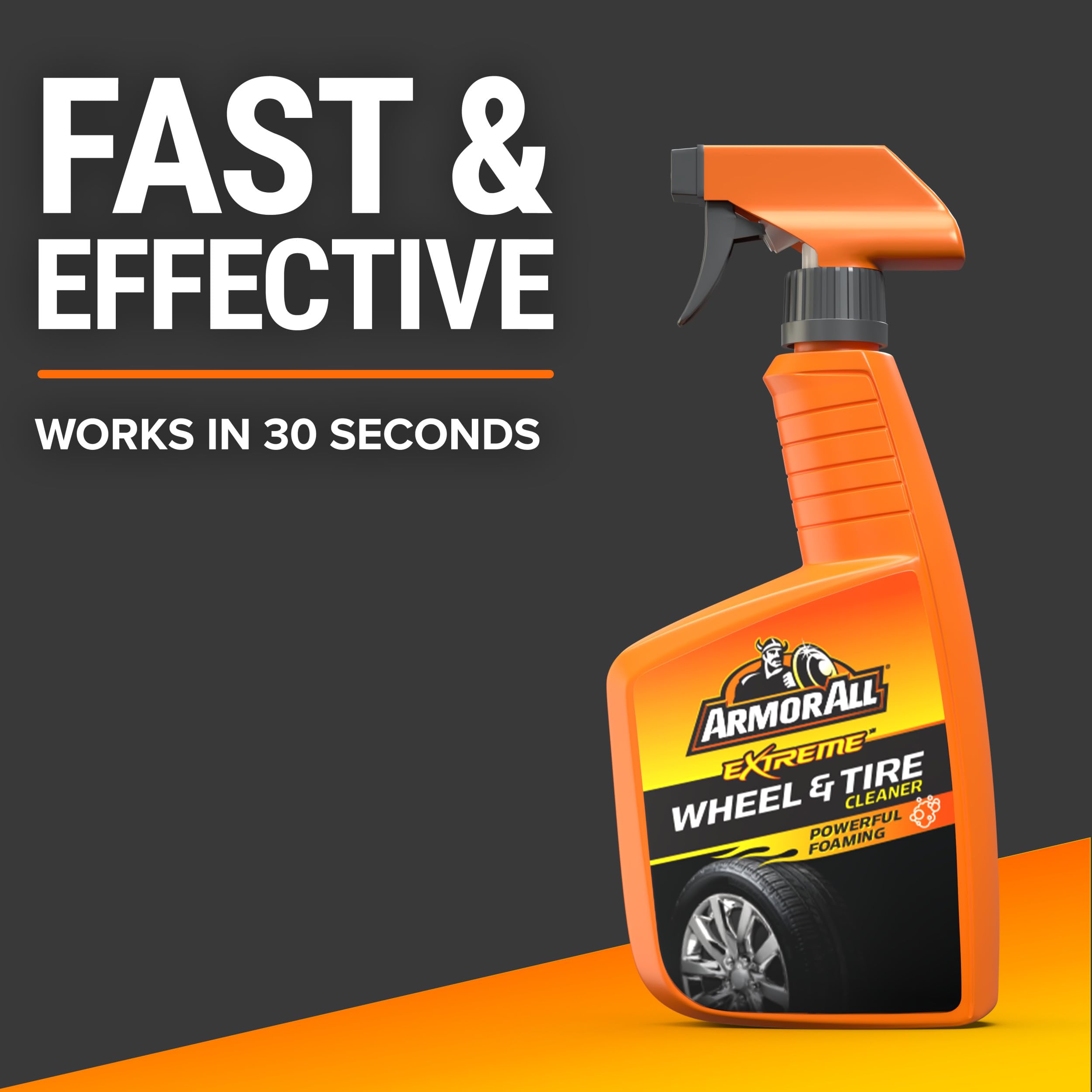 Extreme Wheel and Tire Cleaner by Armor All, Car Wheel Cleaner Spray, 24 Fl Oz