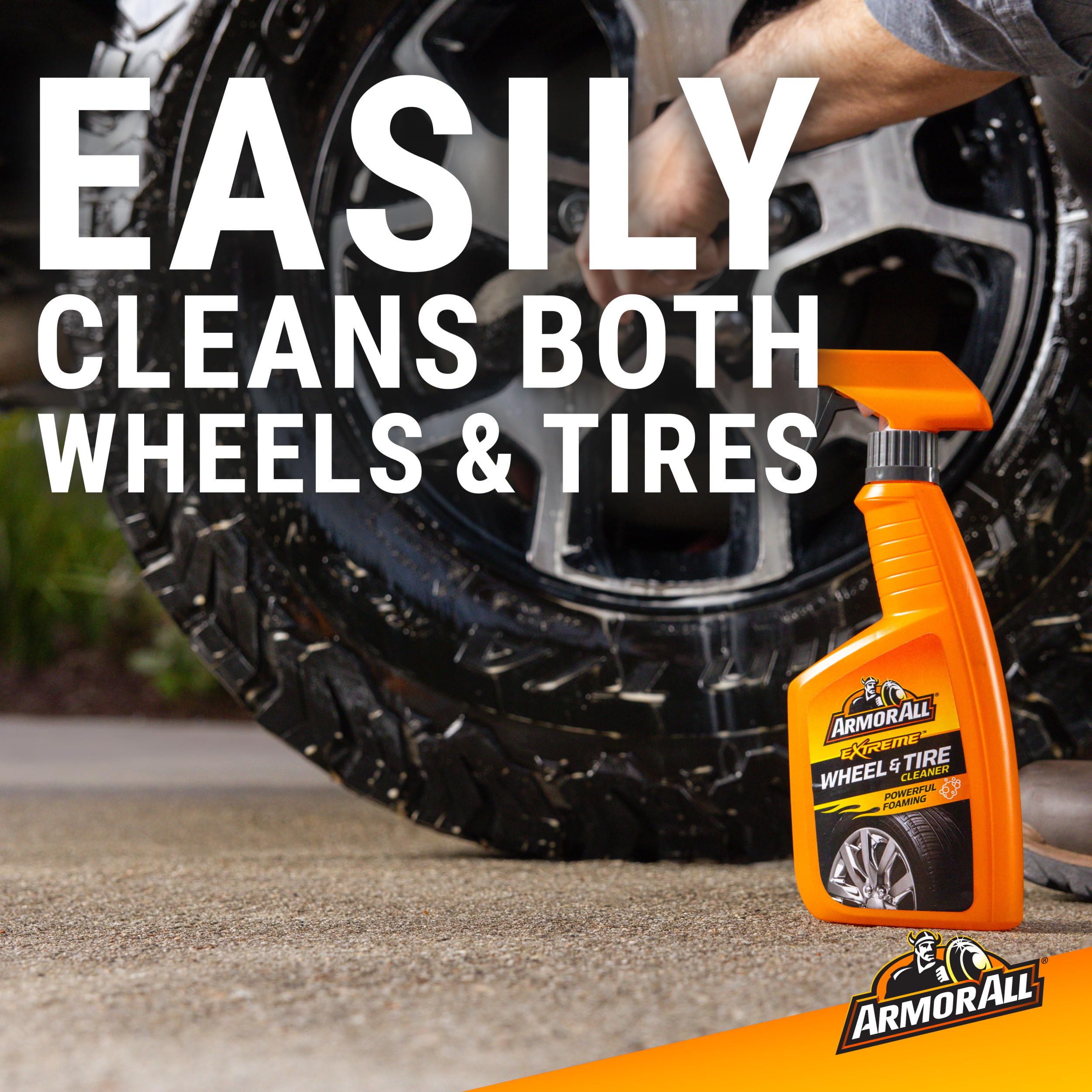 Extreme Wheel and Tire Cleaner by Armor All, Car Wheel Cleaner Spray, 24 Fl Oz
