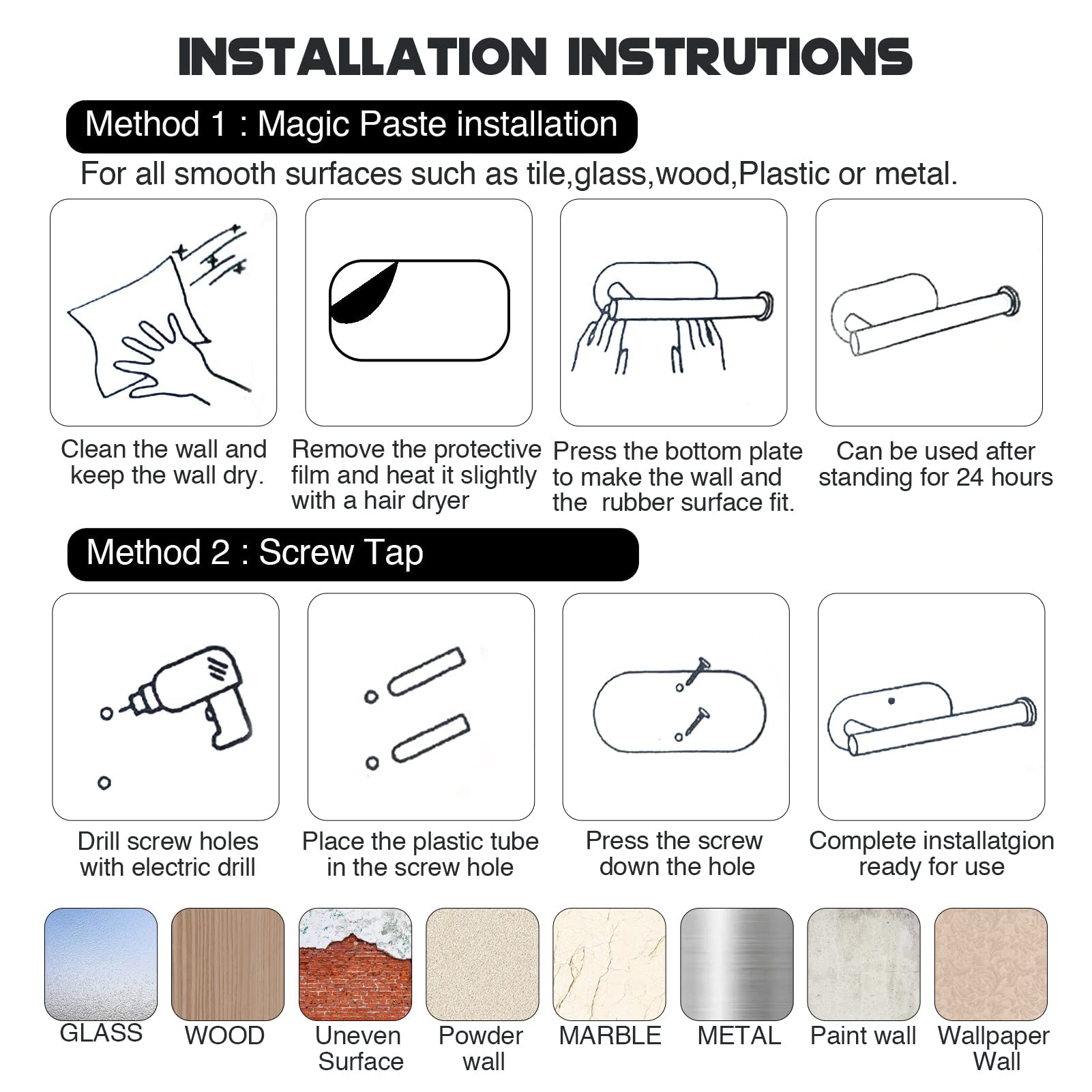 PRANAHEART Self Adhesive Paper Towel Holder, Under Counter Paper Towel Holder for One Handed Operation (Silver)