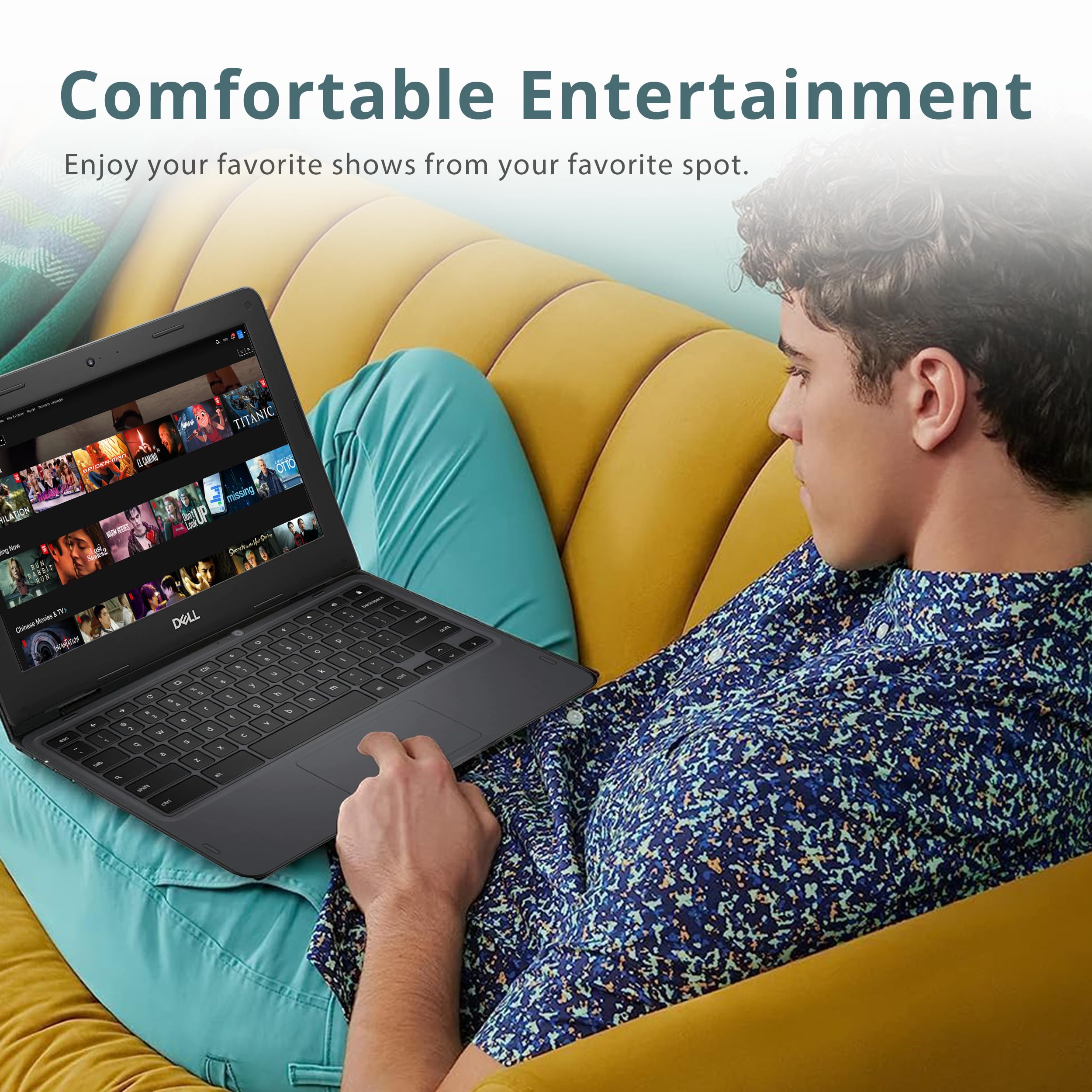 Dell Chromebook 11 3000 3100 11.6" Chromebook - HD - 1366 x 768 - Intel Celeron N4020 Dual-core (2 Core) - 4 GB RAM - 16 GB Flash Memory - Chrome OS - English (US) Keyboard - 14 Hour Battery Run