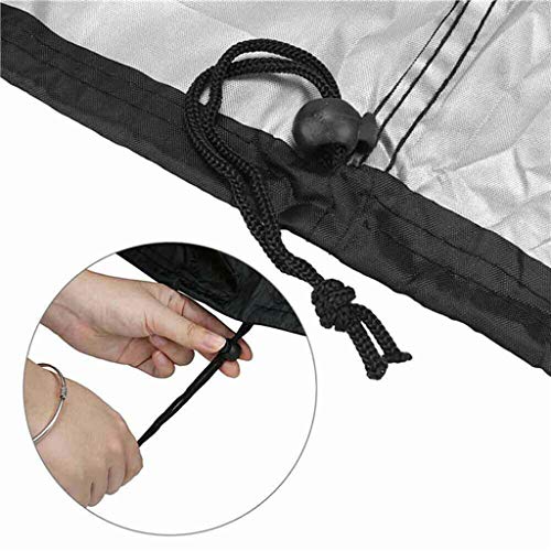 Mini Charcoal Grill Tabletop Barbecue Outdoor Garden Dust-Proof Cover Protective and with Waterproof Grill Kitchen,Dining & Bar Indoor Barbecue Grill (Black, One Size)