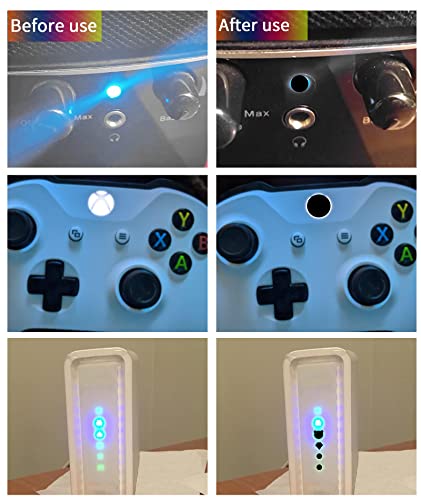 Birllaid Light Blocking Stickers, Black Out Stickers, Light Dimming Stickers LED Covers for Routers, Clocks and Electrical Appliances