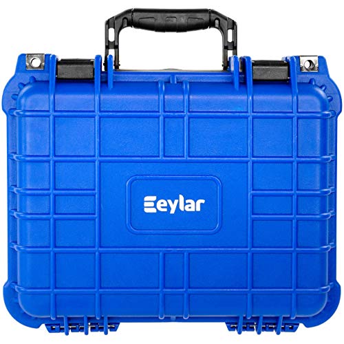 Eylar Protective Hard Camera Case Water & Shock Proof w/Foam TSA Approved 13.37 Inch 11.62 Inch 6 Inch Blue (Blue)