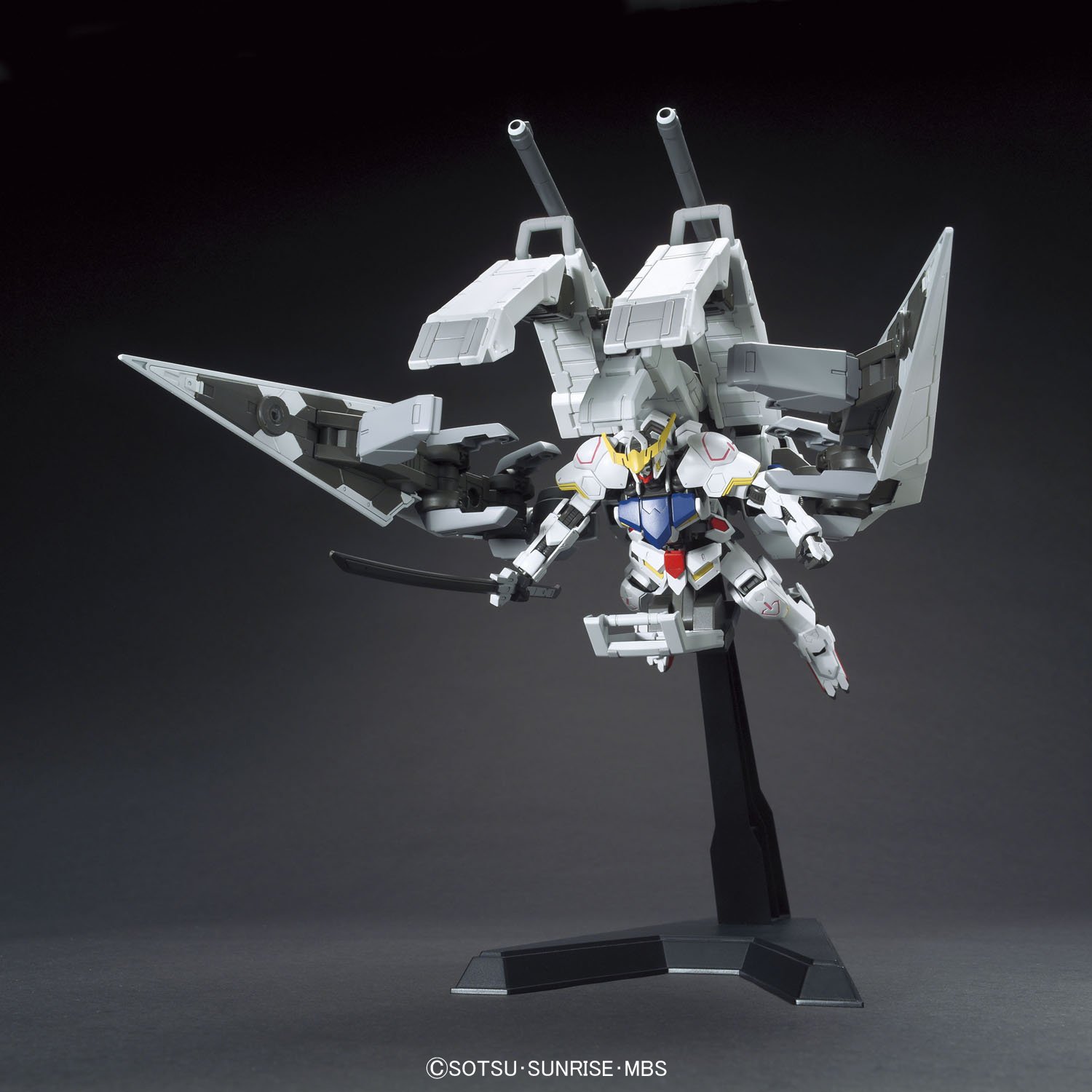 Bandai Hobby HG Gundam Barbatos & Long Distance Transport Booster Gundam IBO Building Kit (1/144 Scale)