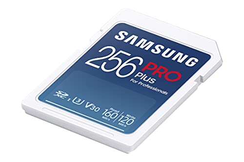 SAMSUNG PRO Plus Full Size SDXC Card Plus Reader 256GB, (MB-SD256KB/AM, 2021)