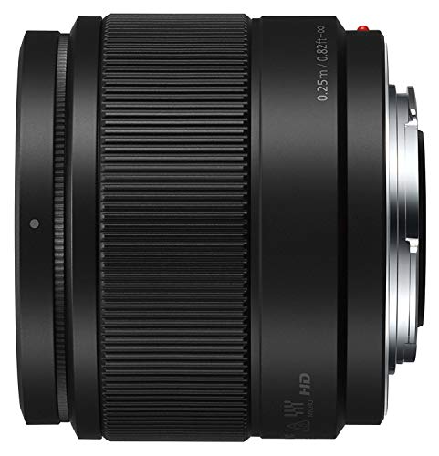 Panasonic LUMIX G Lens, 25mm, F1.7 ASPH, Mirrorless Micro Four Thirds, H-H025K (USA Black)