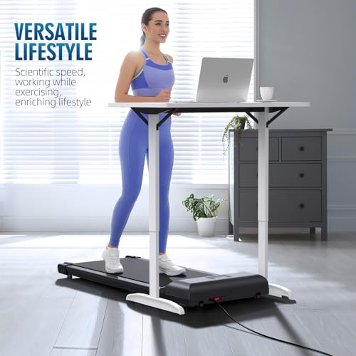 Sienfix Walking Pad,Under Desk Treadmill 2 in 1 Treadmills,Portable Walking Treadmill 2.5HP, 320lbs Max Weight Remote Control LED Display,Installation-Free Jogging Machine for Home/Office