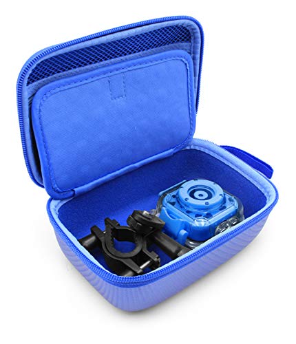 CASEMATIX Camera Travel Case Compatible with PROGRACE, Ourlife, Dragon Touch and More Waterproof Toy Camera Video Recorders - Case for Toy Action Camera and Accessories