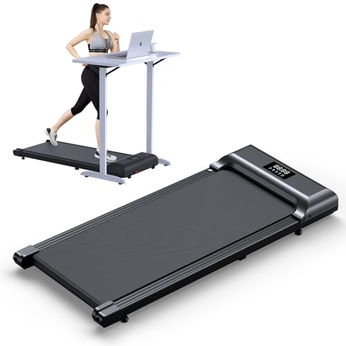 Sienfix Walking Pad,Under Desk Treadmill 2 in 1 Treadmills,Portable Walking Treadmill 2.5HP, 320lbs Max Weight Remote Control LED Display,Installation-Free Jogging Machine for Home/Office