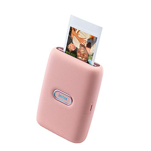 Fujifilm Instax Mini Link2 Smartphone Printer (Soft Pink) Bundle with Fuji Instax Mini Film Pack (40 Sheets)