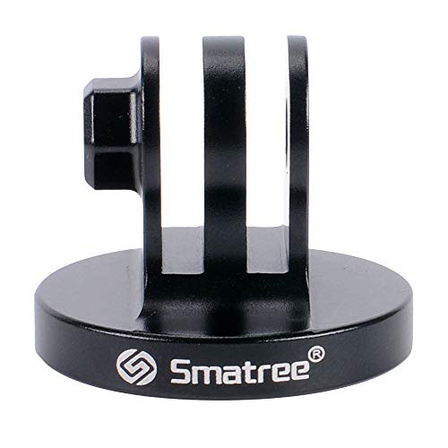 Smatree Aluminum Tripod Mount Adapter Compatible for Gopro Hero 11, 10, 9, 8, 7, 6, 5, 4, 3+, 3, 2, 1 HD, GOPRO Hero 2018, DJI OSMO Action Camera