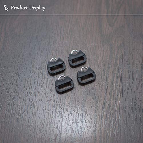 VKO Lug Ring Camera Strap Triangle Split Ring Hook Plastic Cap Compatible with All Brand D-SLR Rangefinder Mirrorless Camera W/Round Eyelet(2 Pair)