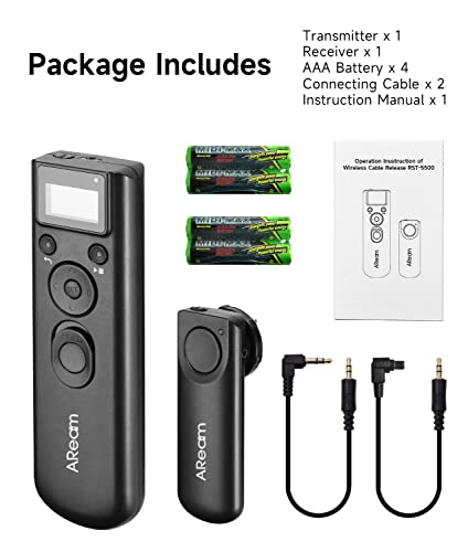 Wireless Digital Timer Remote Shutter Release Trigger Intervalometer for Canon EOS Rebel T6 T7 80D 70D 60D 60Da 77D T7i T6i T6s SL2 SL1 T5 T3 T5i T4i T3i T2i EOS R M6 M5 Camerasā¦