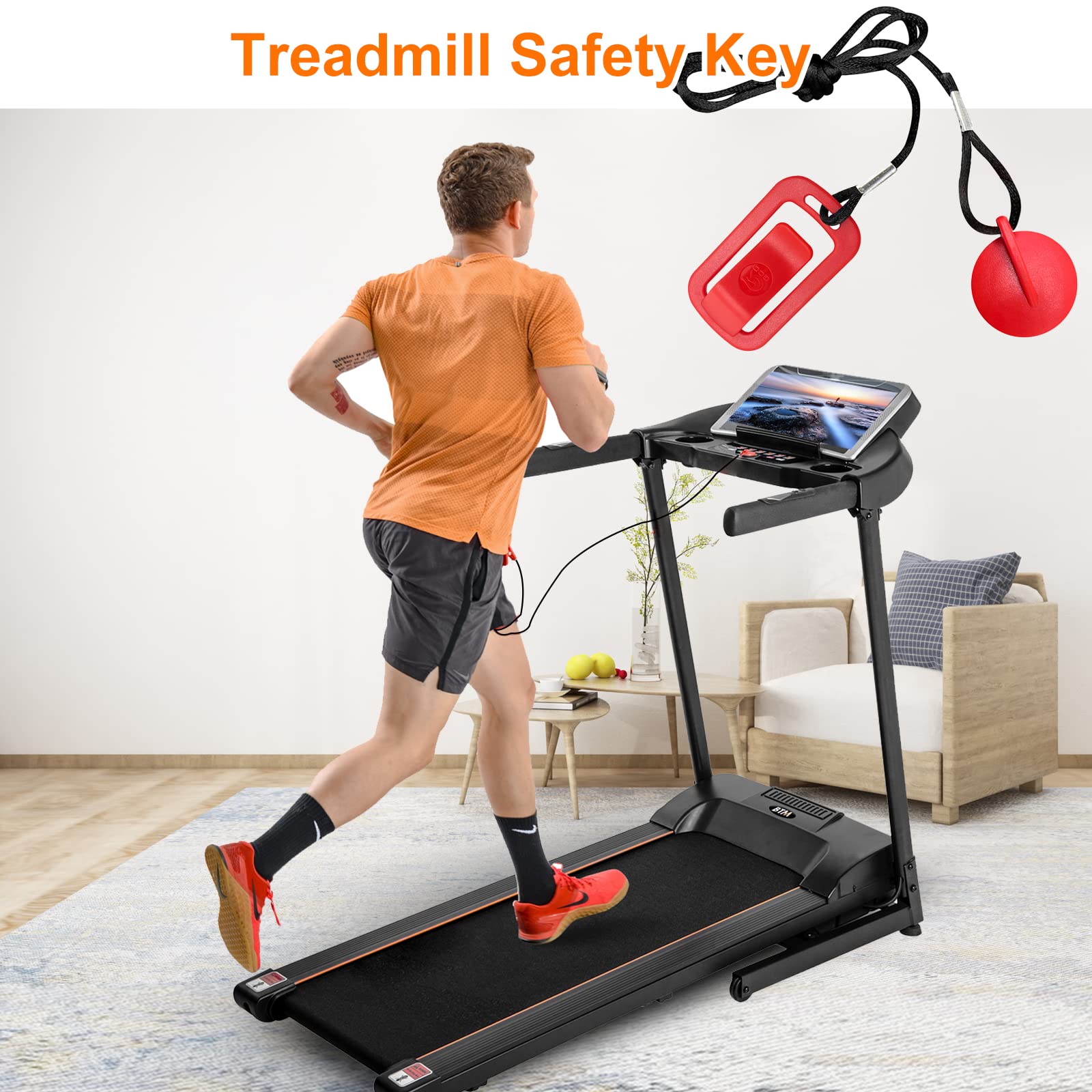 Treadmill Universal Magnet Safety Key for Proform, Image, Weslo, Reebok, Epic, Golds Gym, Freemotion, and Healthrider Treadmills