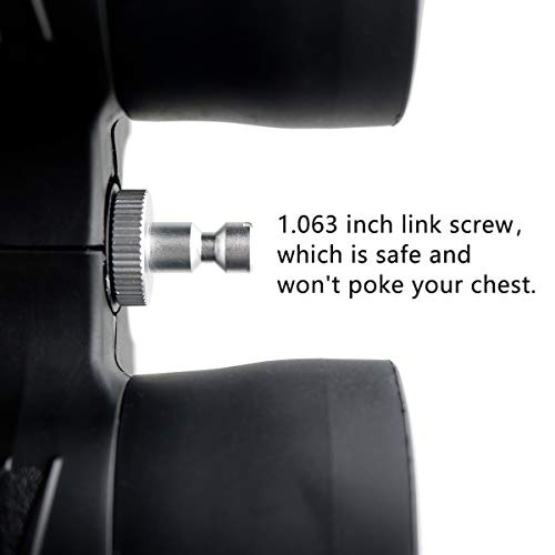 Staoptics Binocular Tripod Adapter Quick Release 1/4-20Inch Threading Detachable Universal Mount for 8x32 8x36 8x40 8x42 10x50 12x60 15x60 15x70 20x80 25x70 Binoculars etc Model