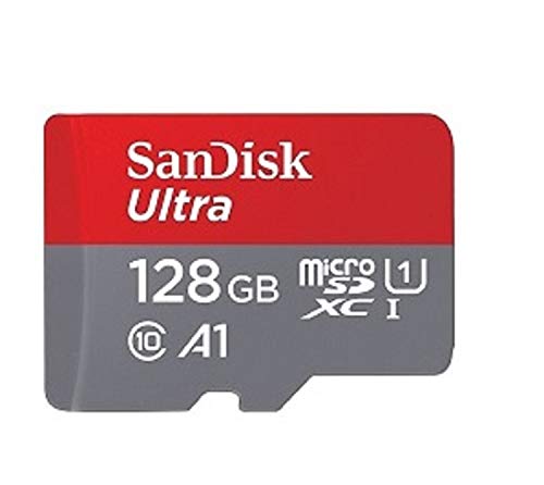 SanDisk 128GB Ultra Micro SD SDXC UHS-I Class 10 works with Samsung Galaxy S9 Memory Card S9+, S9 Plus (SDSQUAR-128G-GN6MN) with Everything But Stromboli (TM) Card Reader (Class 10 128GB)
