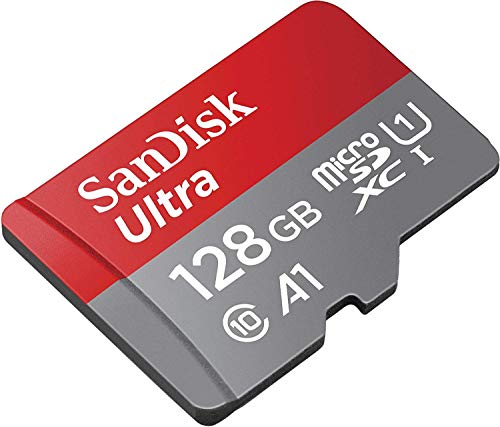 SanDisk 128GB Ultra Micro SD SDXC UHS-I Class 10 works with Samsung Galaxy S9 Memory Card S9+, S9 Plus (SDSQUAR-128G-GN6MN) with Everything But Stromboli (TM) Card Reader (Class 10 128GB)
