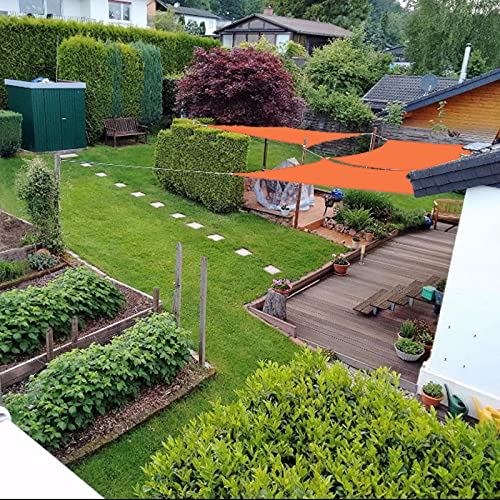 2x2m(6.5x6.5ft) Sun Shade Sail Canopy 90% UV Block Outdoor Patio Garden Crimson
