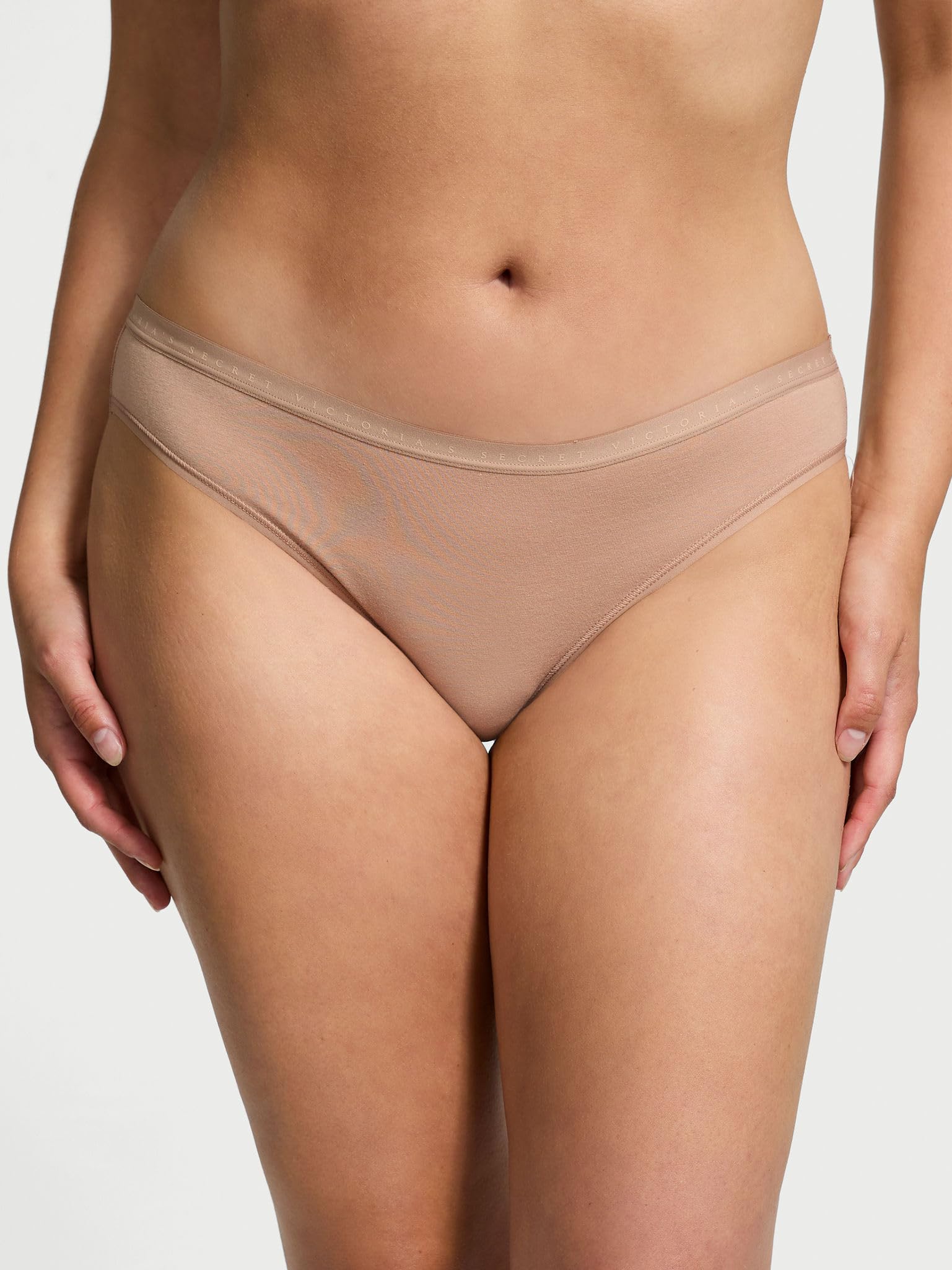 Victoria's Secret Women's Cotton Bikini Underwear, Moderate Coverage Panties for Women, Multi Pack, Multi (M)