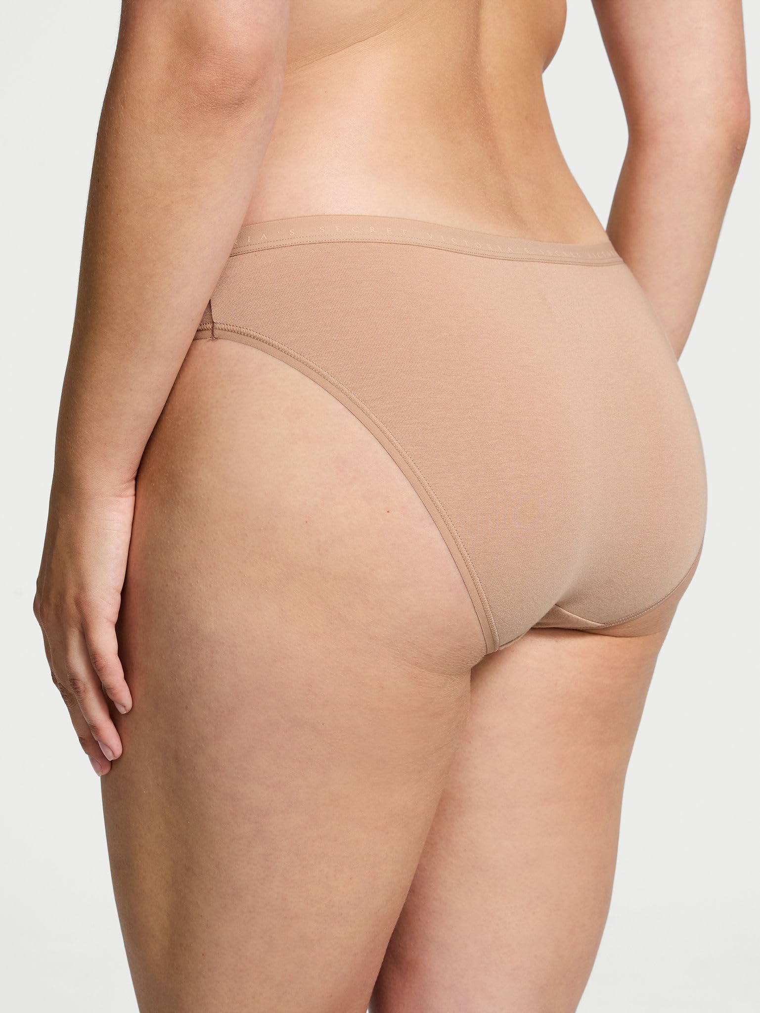 Victoria's Secret Women's Cotton Bikini Underwear, Moderate Coverage Panties for Women, Multi Pack, Multi (M)