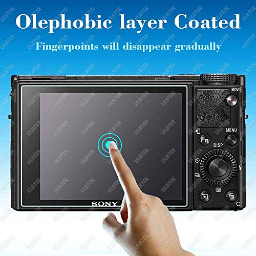 DSC-RX100M7 Screen Protector for Sony RX100 VII Digital Camera,ULBTER 0.3mm 9H Hardness Tempered Glass Cover Anti-Scrach Anti-Fingerprint Anti-Bubble Anti-Water Anti-Dust [3 Pack]