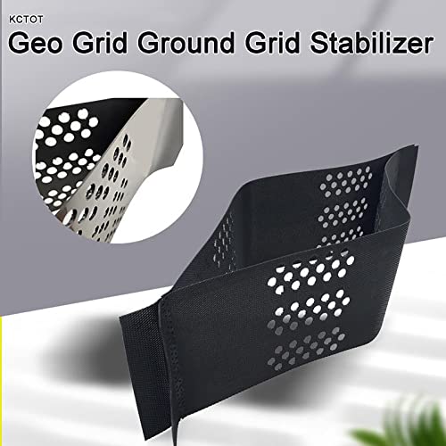 Ground Grid Stabilize Grid Stabilizer, Geogrid Driveway Geo Cell Grid, HDPE Material Perfect Gravel Grid for Outdoor Parking Loats Garden Walkways (Battery *1 : 2x6m(6.5x19.6FT))