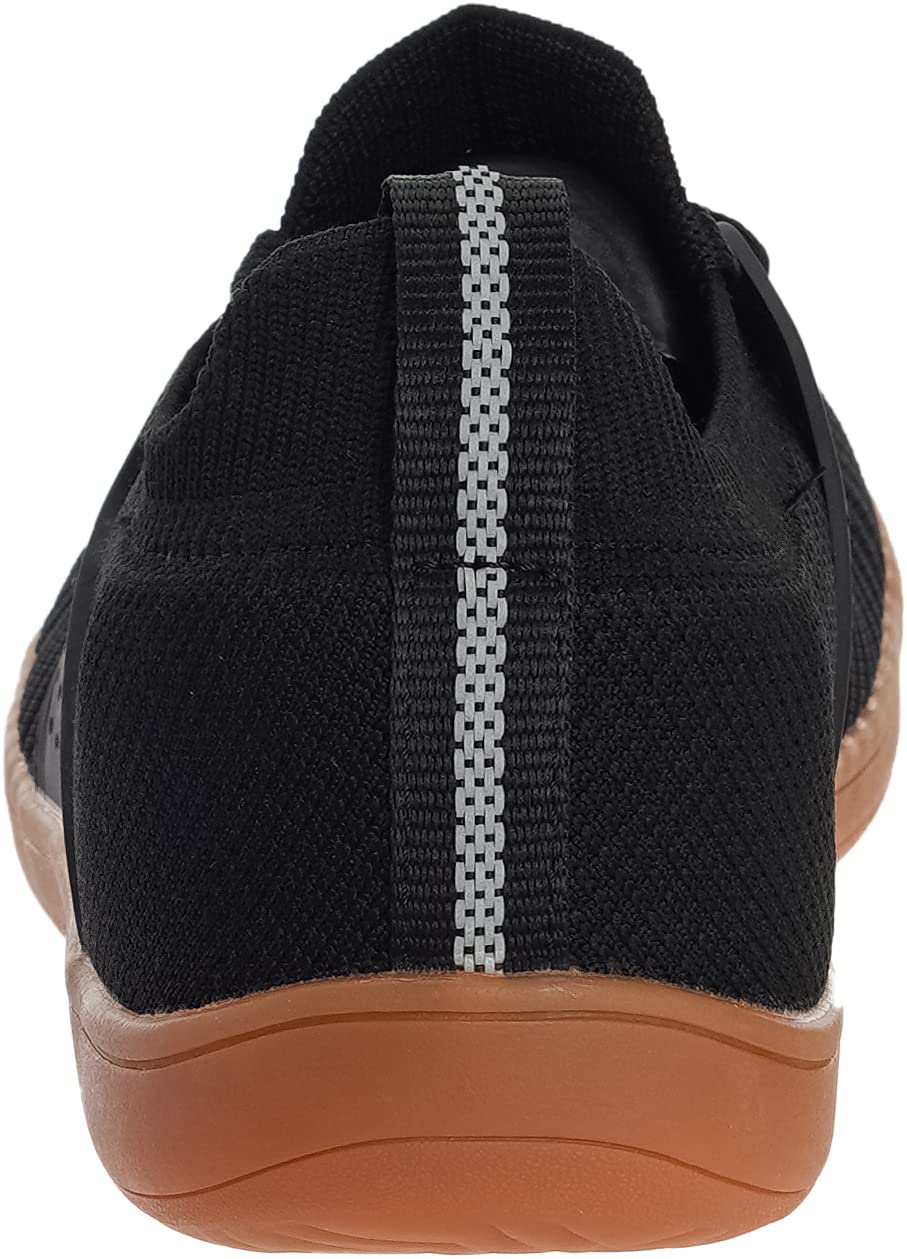 WHITIN Men's Extra Wide Width Toe Box Trail Running Shoes Minimalist Barefoot Sneakers Size 11W Gym Zero Drop Treadmill Weightlifting BlackGum 44