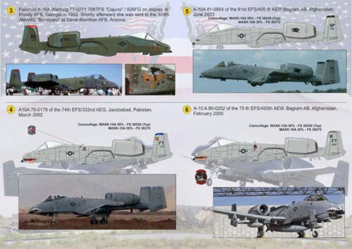 Print Scale 48-073 - 1/48 Decal for A-10 Thunderbolt Ii Part 2