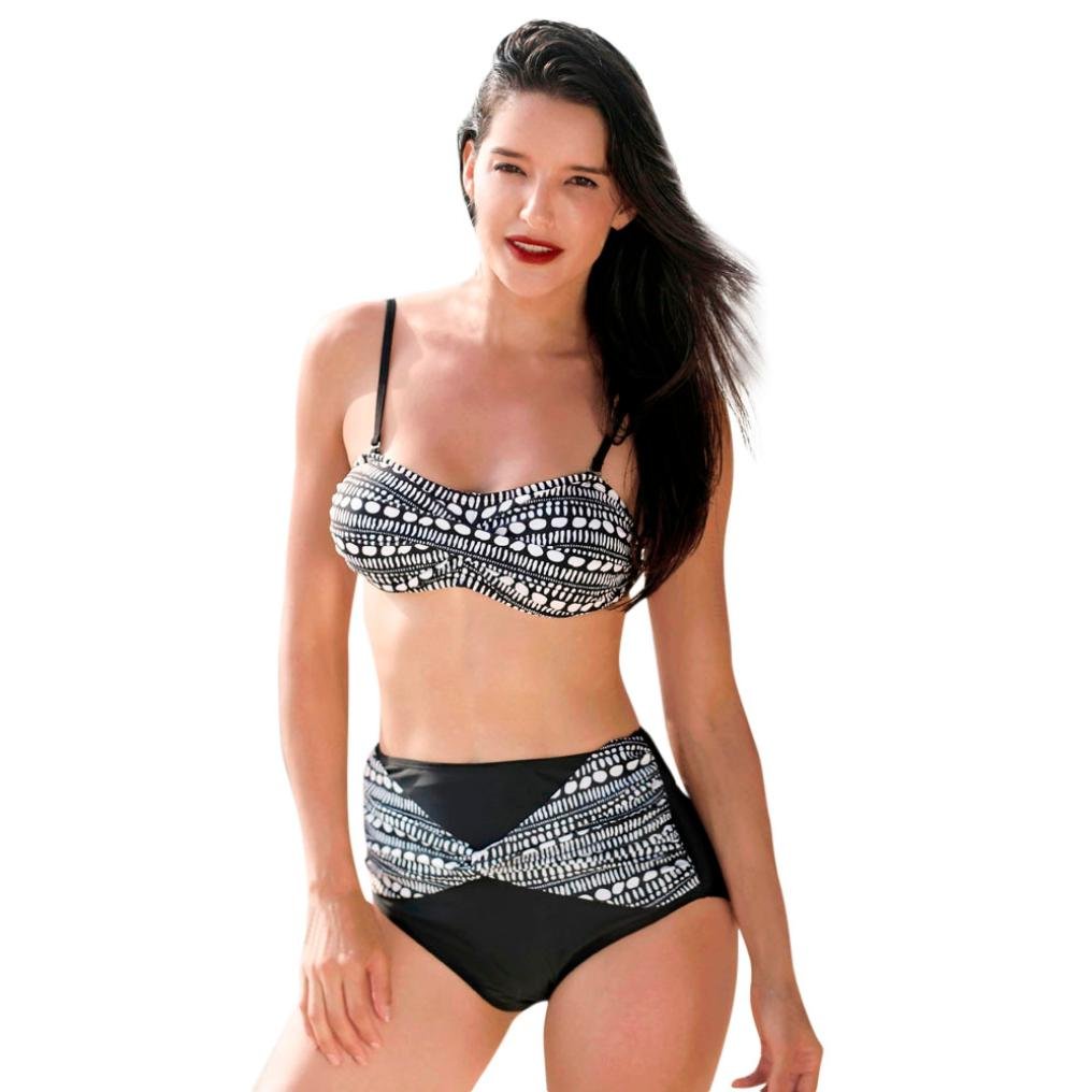 Women's Bikini Swimsuit,Jushye Sexy Ladies Two Pieces Dots Print Bikini Sets Swimsuits Swimwear Beach Suit