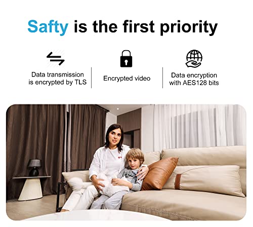 owltron Indoor Security Camera, 2 Pack 1080P Dog Cameras for Home Security WiFi Camera with Night Vision,Human Motion Detection,2-Way Audio Dog/Baby Monitor with Camera,Compatible with Alexa…