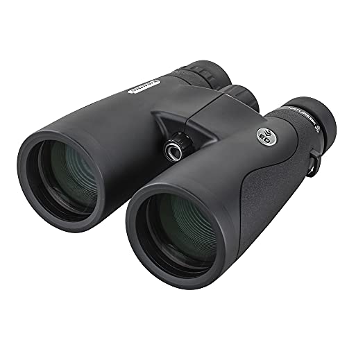 CelestronâNature DX ED 12x50 Premium Binoculars â Extra-Low Dispersion Objective LensesâOutdoor and Birding BinocularâFully Multi-coated with BaK-4 PrismsâRubber ArmoredâFog & Waterproof Binoculars