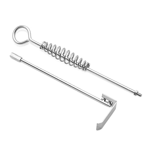 Smith & Basil Charcoal Ash Rake for Grill - Tool Poker - Grilling Accessories - with a Microfiber Cleaning Cloth