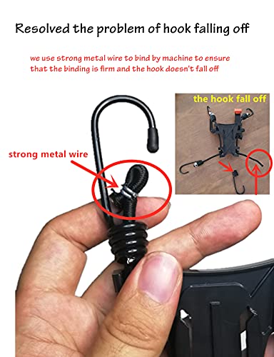 Phone and Action Camera Chain Link Fence Mount with Clip Holder Compatible with iPhone Samsung GoPro DJI OSMO AKASO,Suitable for Recording Baseball Softball and Tennis Games