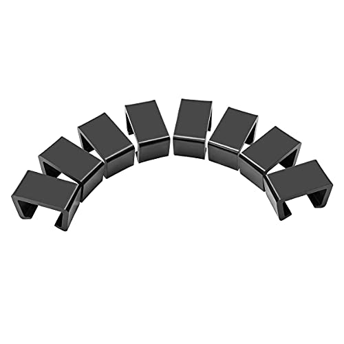 AHIER Large Patio Furniture Clips, 8PCS Outdoor Furniture Clips Wicker Furniture Clips, Patio Wicker Clips Furniture Connector for Rattan Furniture Garden Sofa
