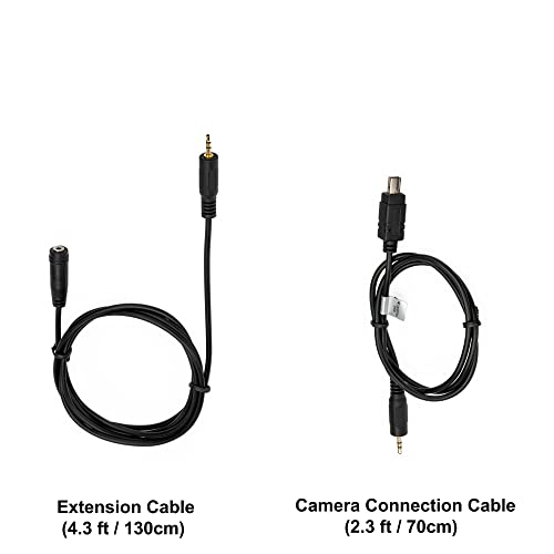 Kiwifotos MC-DC2 Remote Switch Shutter Release Cord for Nikon Z7 Z7II Z6 Z6II Z5 D750 D780 P1000 D7500 D7200 D5600 D5500 D5300 D5200 D5100 D5000 D3300 D3200 D7000 D7100 D610 D600 & More Nikon Camera