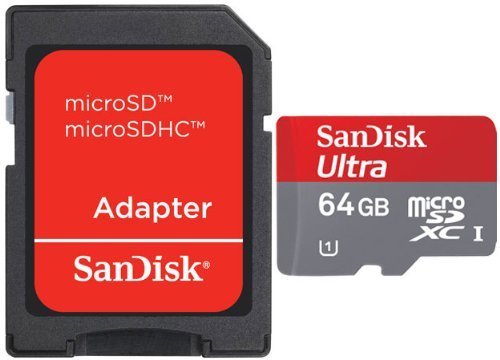 SanDisk Professional Ultra 64GB MicroSDXC GoPro Hero 3 Card is Custom formatted for high Speed Lossless Recording! Includes Standard SD Adapter. (UHS-1 Class 10 Certified 80MB/sec)
