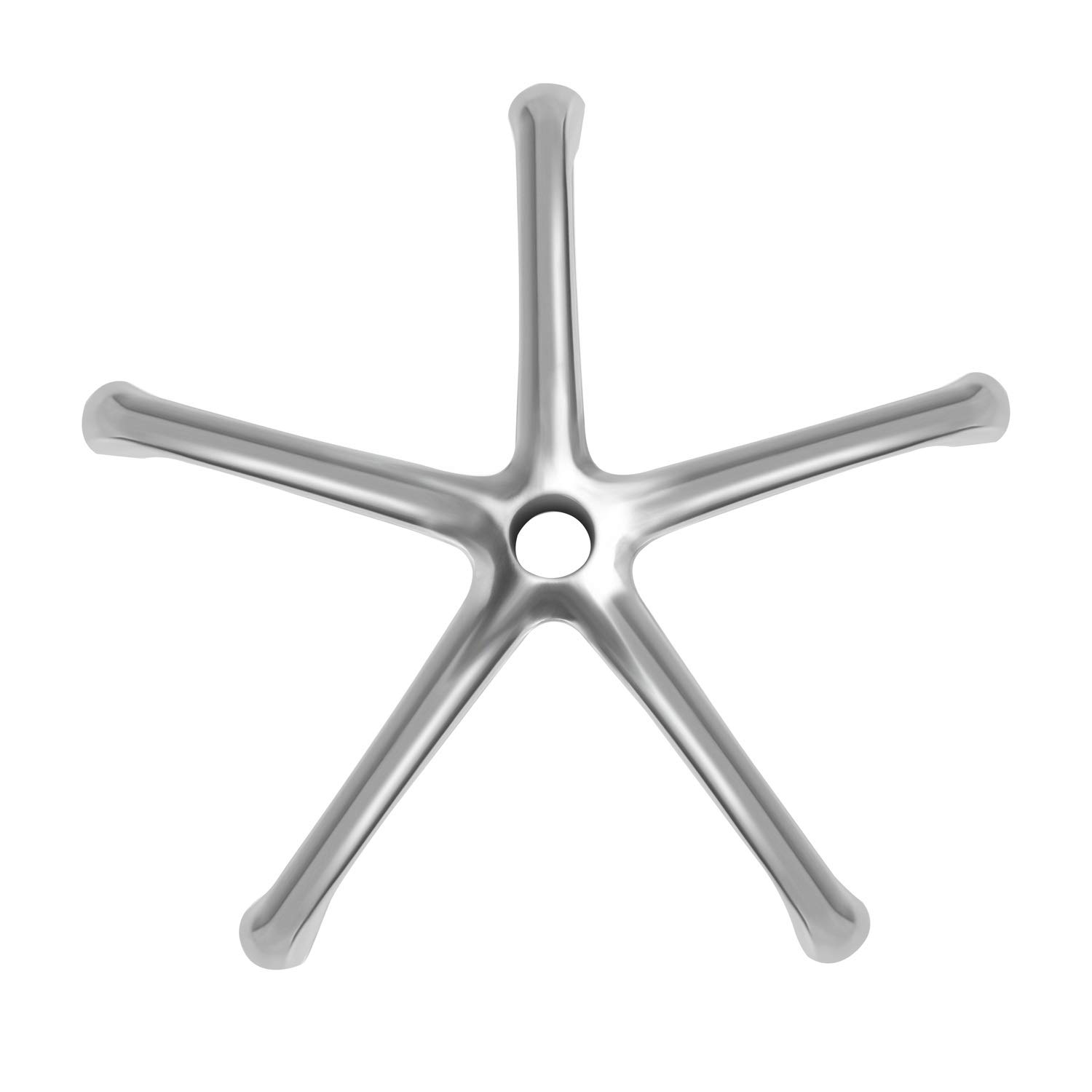Kaleurrier Chair Stool Base,Office Chair Replacement Parts,Reinforced Sturdy Aluminum 5 Legs Base,Heavy Duty Holds up 400 lbs,in Universal Standard Size - 25 inches (25.2")