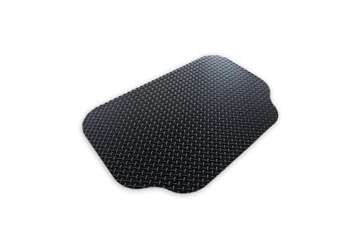 GRILLTEX 8D-075-30C-4L Deck and Patio Grill Mat, 30" x 48", Black