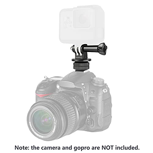 NEEWER Phone Holder / Hot Shoe Mount Adapter Kit Compatible with Action Camera GoPro Hero 11 10 9 8 7 6 5, DJI OSMO Action/Action 2, iPhone13 Pro Max, Samsung, Attaching on DSLR Camera or Ring Light